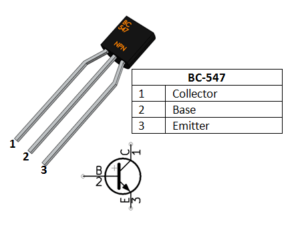 BC547 NPN Transistor - Ardustore.dk