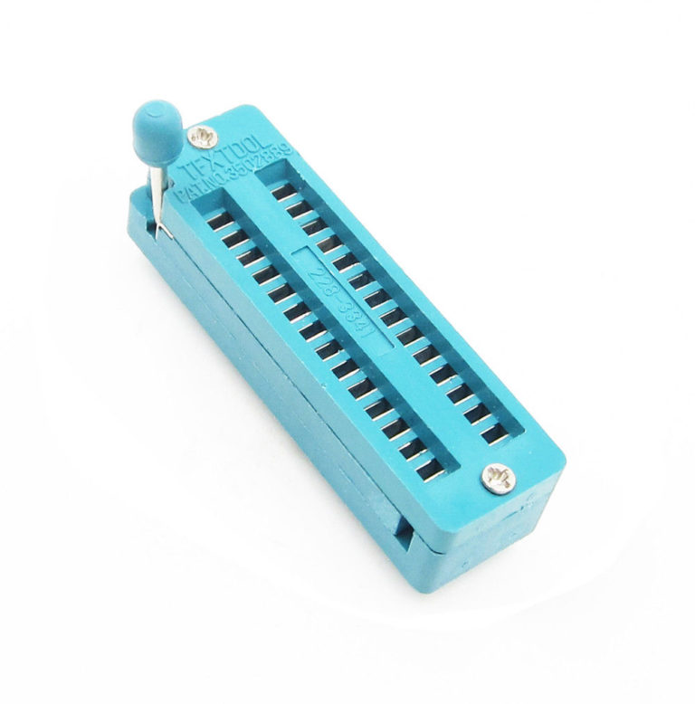28 Pins ZIF IC Socket Connector - Ardustore.dk
