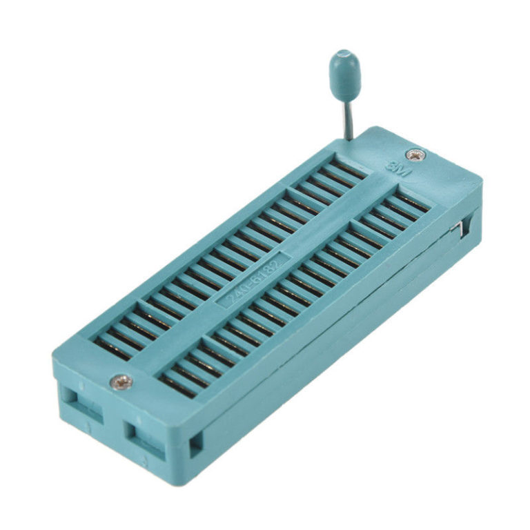 40 Pins ZIF IC Socket Connector M3 - Ardustore.dk