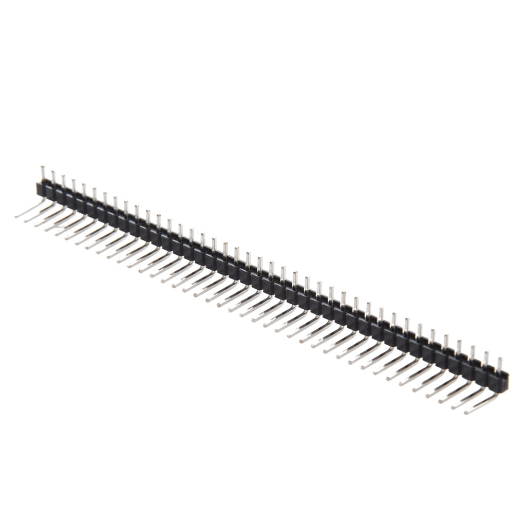 Pin Header Male Single Row Angle 1x40 - Ardustore.dk