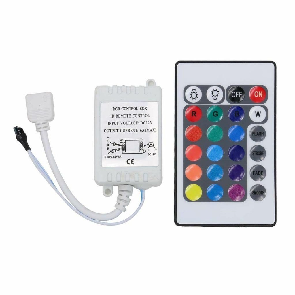 RGB LED IR Controller 24 Key - Ardustore.dk