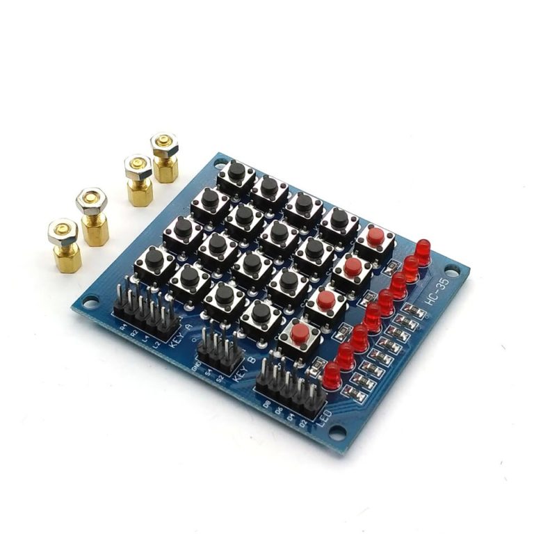 Tastatur HC-35 4x5 Matrix Keypad Med LED Module - Ardustore.dk