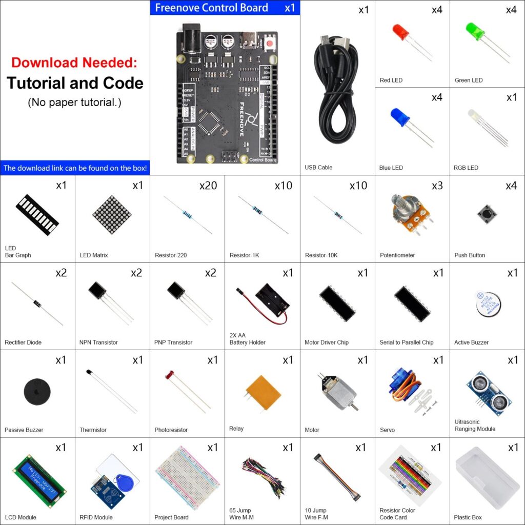 Arduino Starter kit 1 - Ardustore.dk