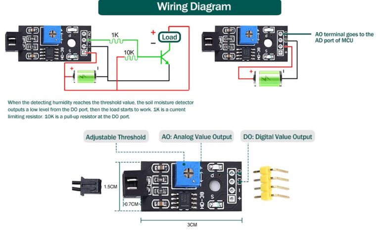 Jord Hygrometer Fugtighedsmåler Probe Module - Ardustore.dk