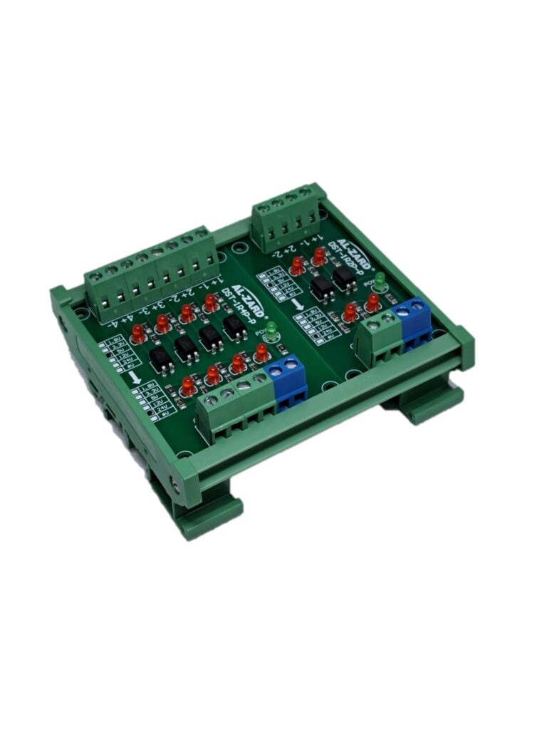 Optokobler PNP DIN 6-Kanal 5V Til 24V PLC Module - Ardustore.dk