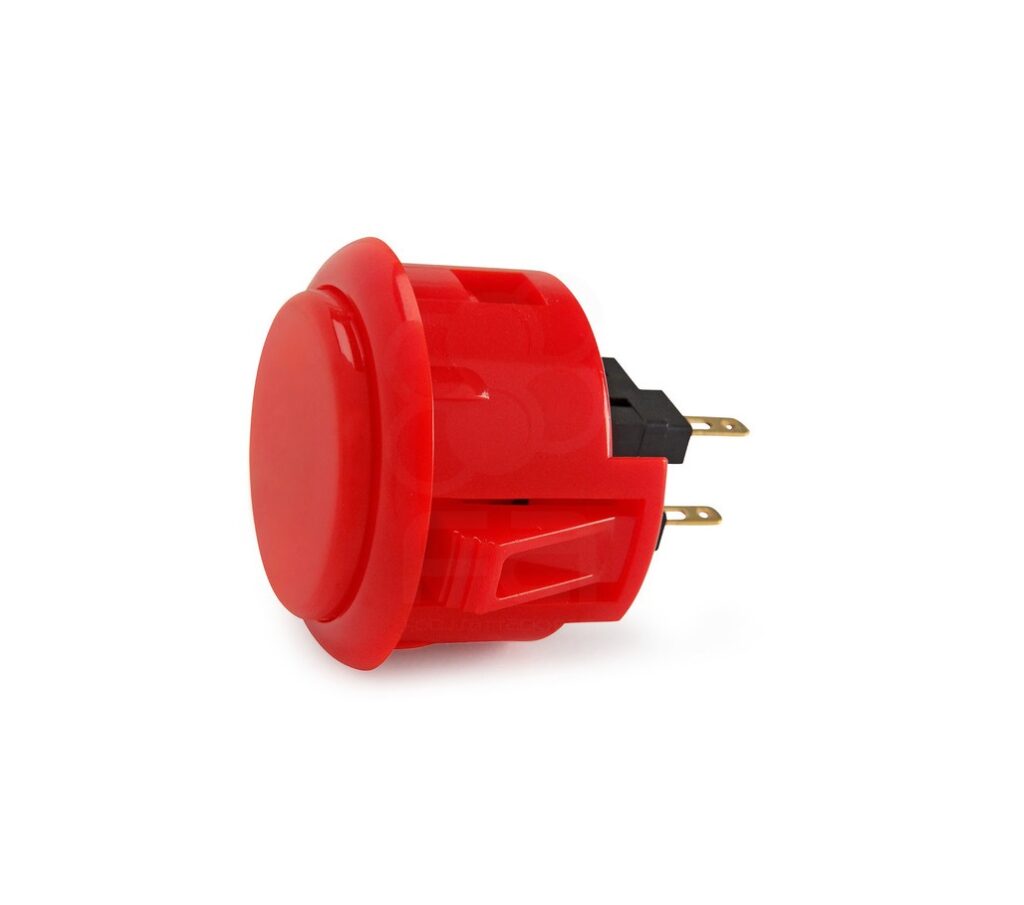 Arcade Button Switch Red OBSN-24 - Ardustore.dk