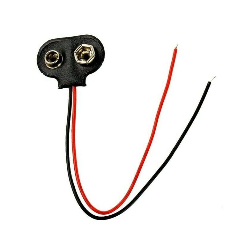 Battery 9V Clip Connector Type T - Ardustore.dk