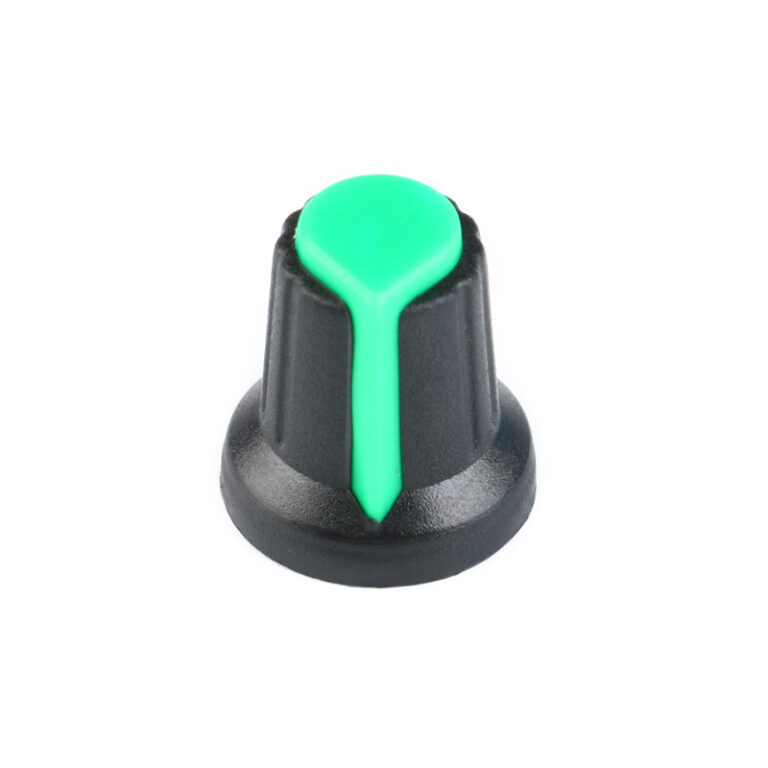 Potentiometer Knob Plastik 6mm - Orange Markering - Ardustore.dk