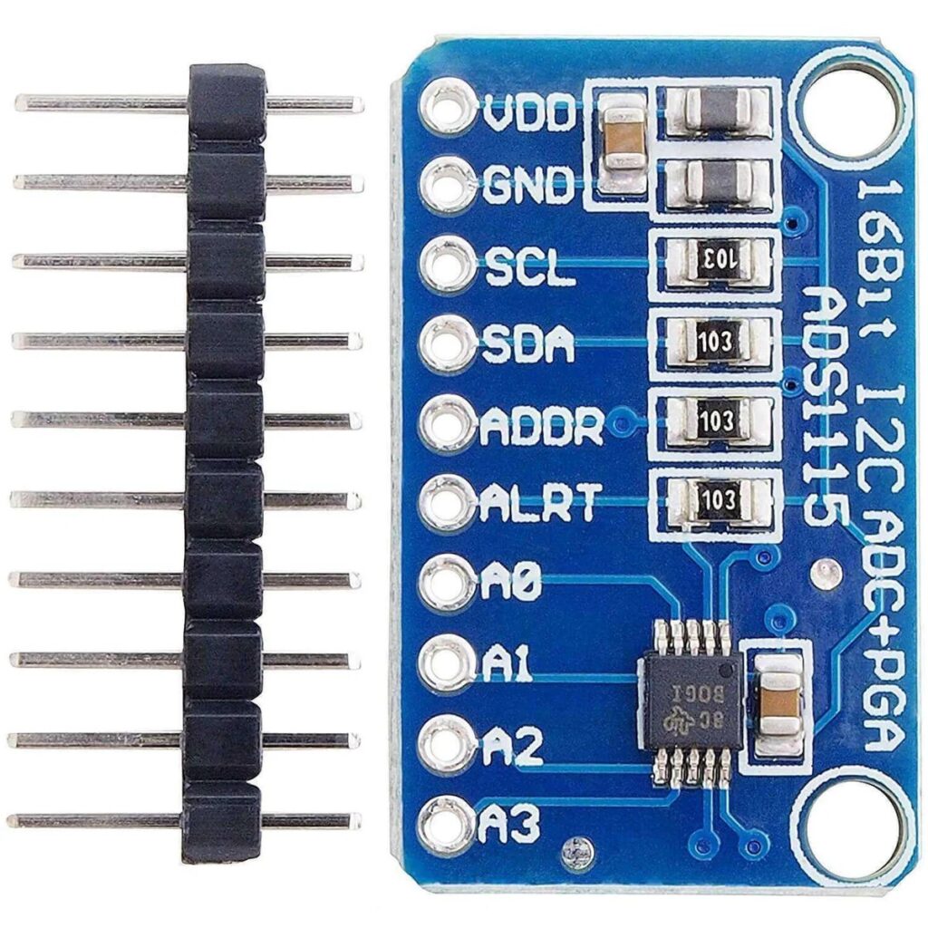 ADS1115 ADC Amplifier 16 Bit I2C Module - Ardustore.dk