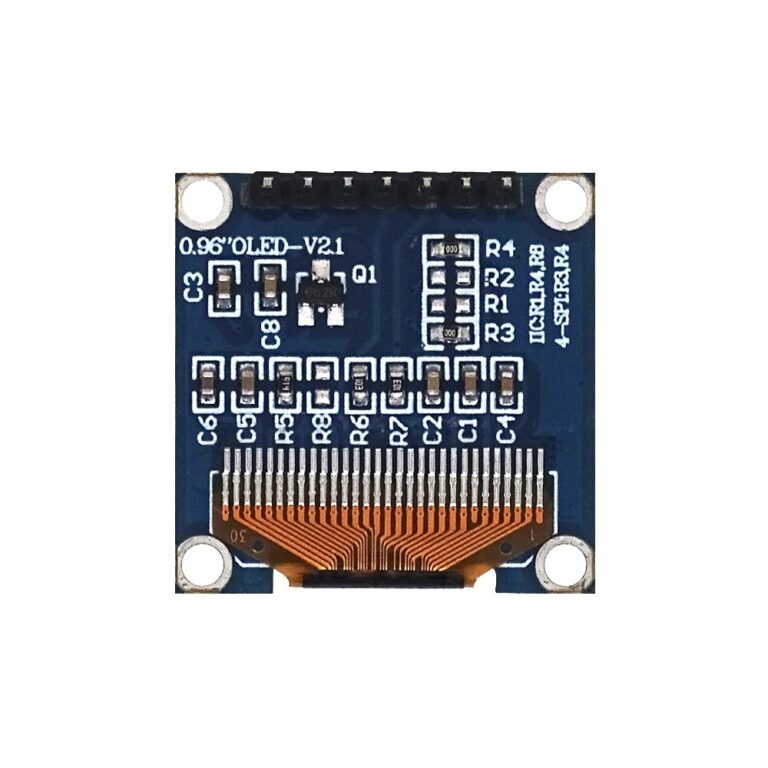 Display OLED 0.96″ SPI 128x64 SSD1306 Module - Blå og Gul - Ardustore.dk