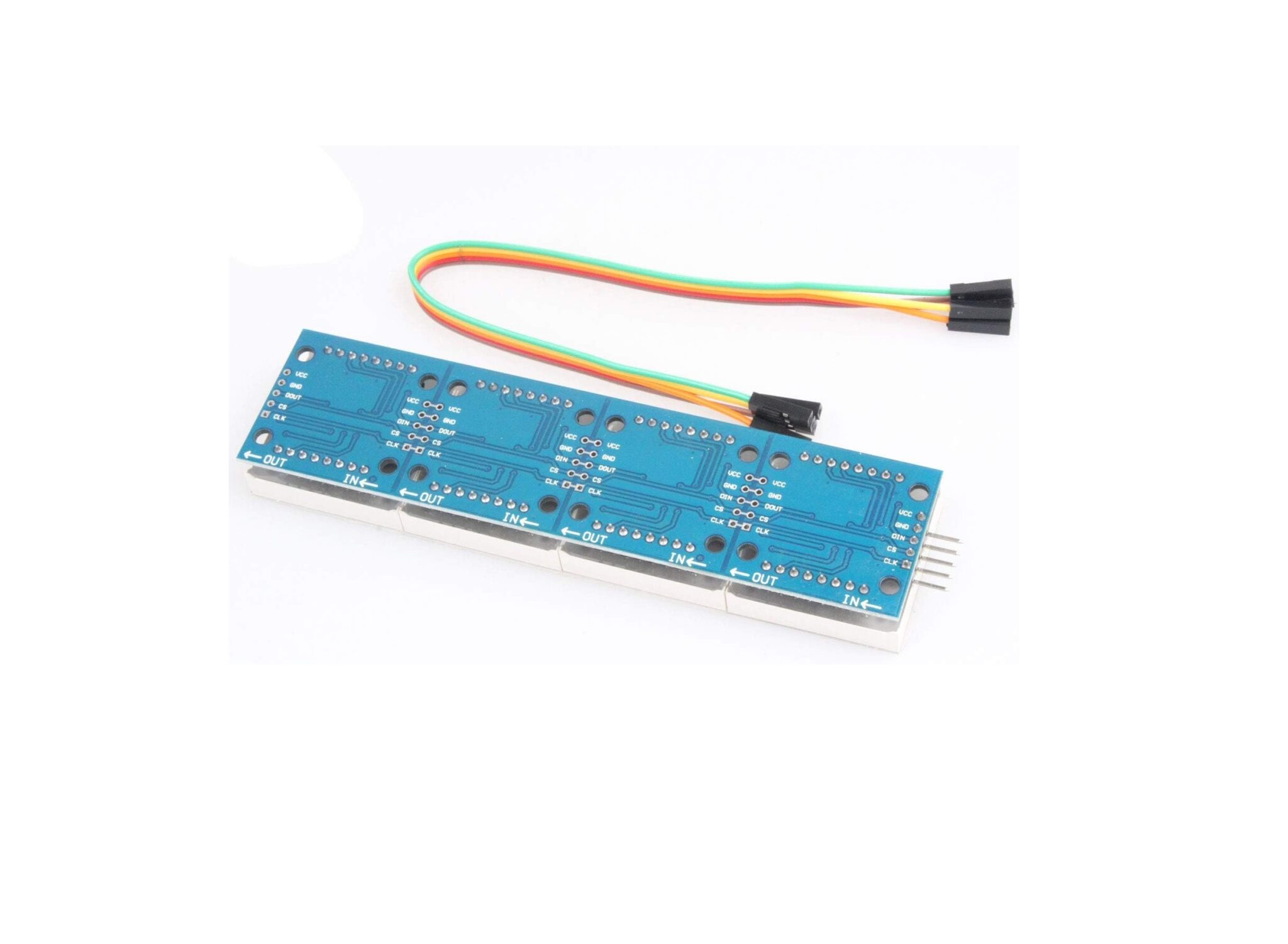 Matrix MAX7219 LED 8x8x4 Panel SPI Display Module - Rød - Ardustore.dk