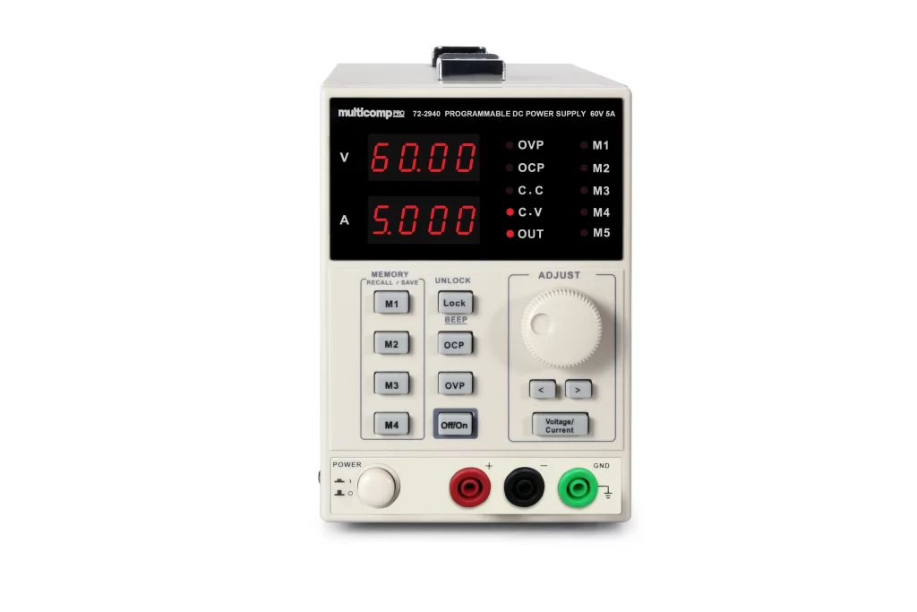 Bench Strømforsyning 0-30V/0-5A Programmable DC - Ardustore.dk